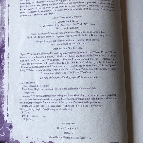 Ever After High | Other | Ever After High Books Set Of 2 Once Upon A ...